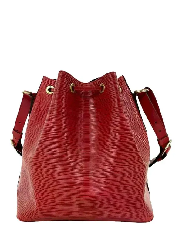 LOUIS VUITTON Epi Petit Noe Bucket Bag - Red