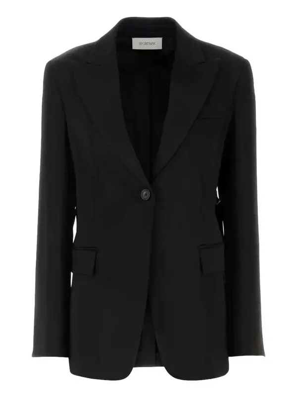 Sportmax Novella Peak-lapel Blazer - Black