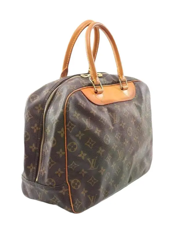 LOUIS VUITTON 1996 Deauville Monogram Tote Bag - Brown