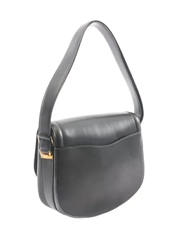 Hermès 1973 Sack Moto Shoulder Bag - Black