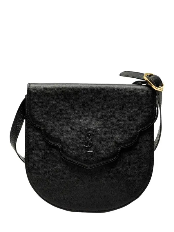 Saint Laurent 20th Century Leather Shoulder Bag - Black