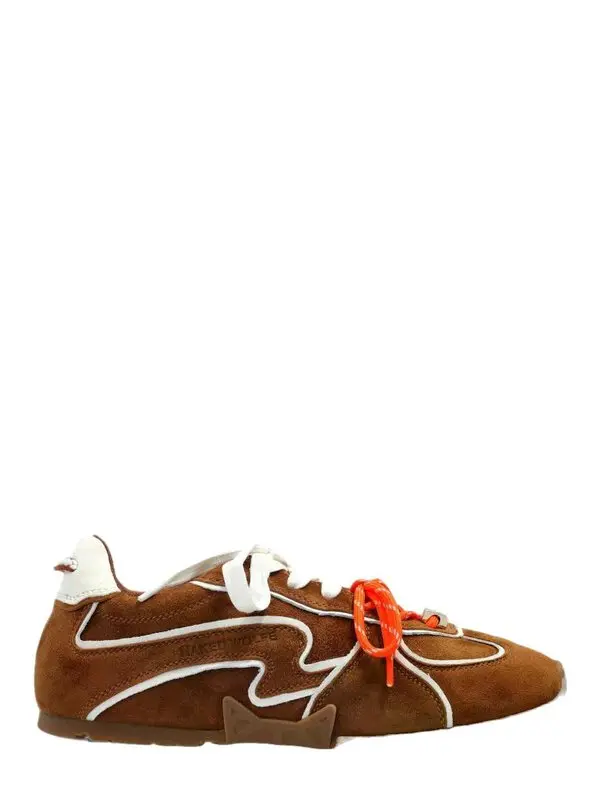 NAKED WOLFE Adored Suede Sneakers - Brown