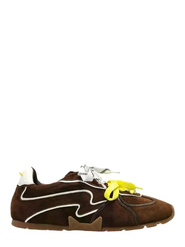 NAKED WOLFE Adored Suede Sneakers - Brown