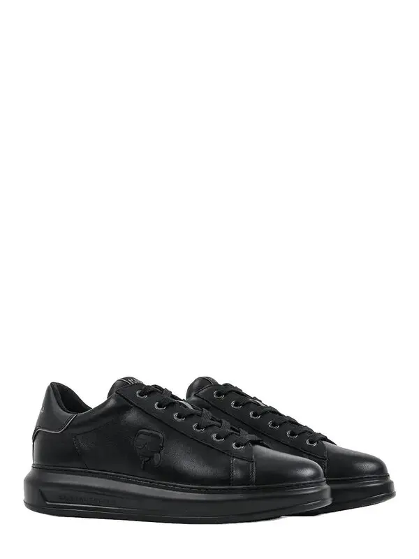 Karl Lagerfeld Kapri Nft Leather Sneakers - Black