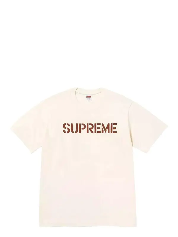 Supreme Logo-print T-shirt - Neutrals
