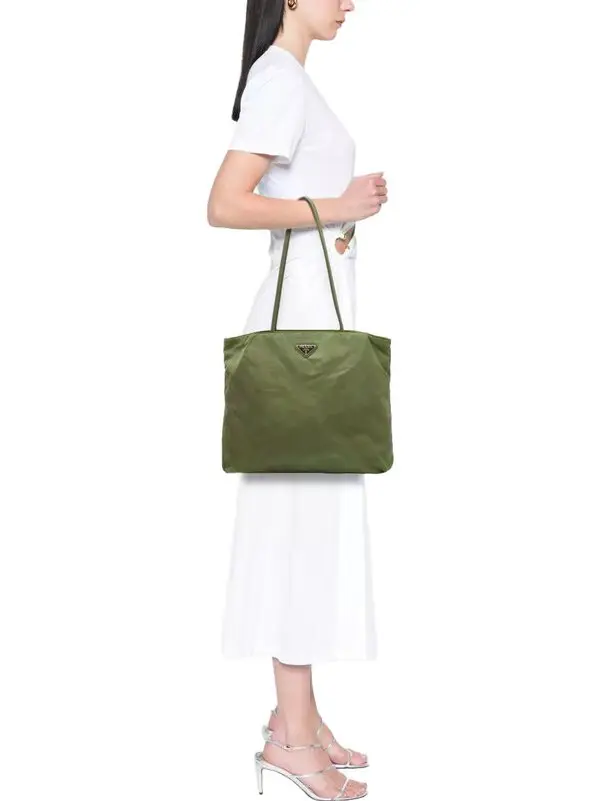 Prada Tessuto Tote Bag - Green
