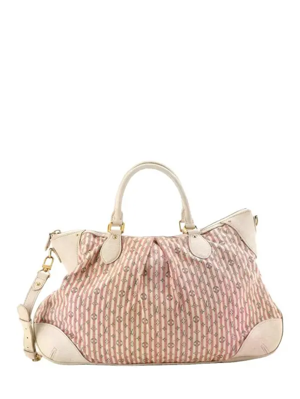 LOUIS VUITTON Marina Handbag Mini Lin Croisette Gm Tote Bag - Neutrals