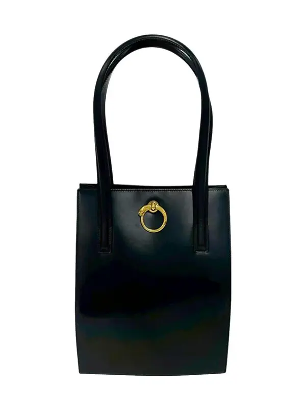 Cartier Leather Panthère Tote Bag - Black