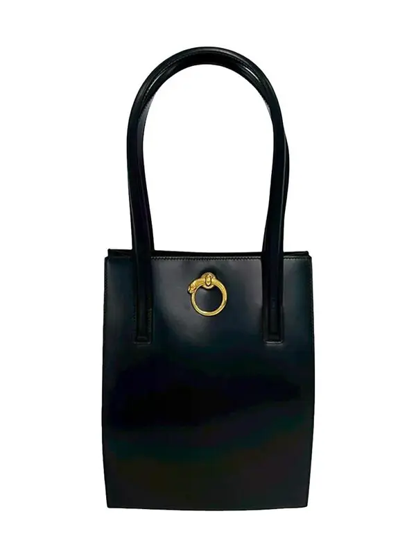 Cartier Leather Panthère Tote Bag - Black