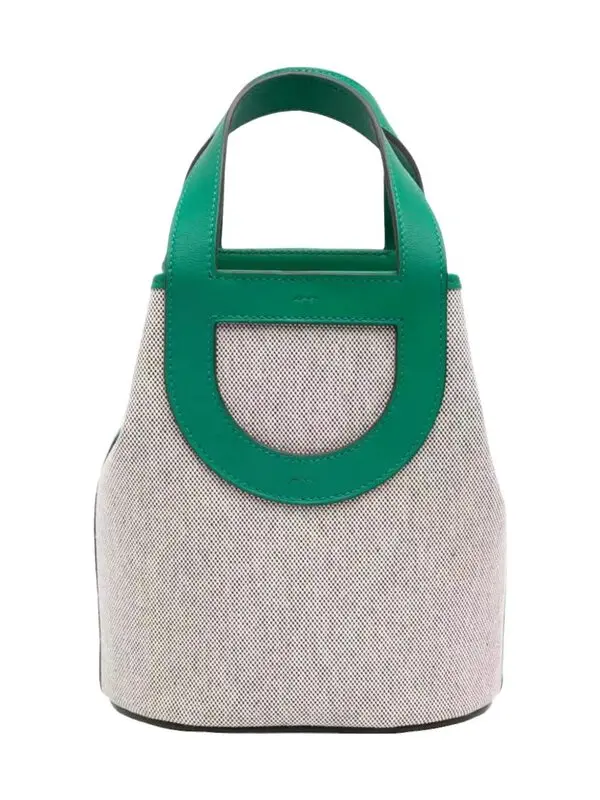 Hermès Toile And Swift In The Loop 18 Handbag - Grey