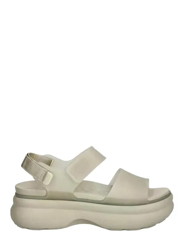 CROCS Soho Frosted Y Strap Platform Sandals - Neutrals