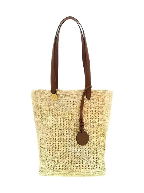 Mulberry Small Crochet Tote Bag - Neutrals