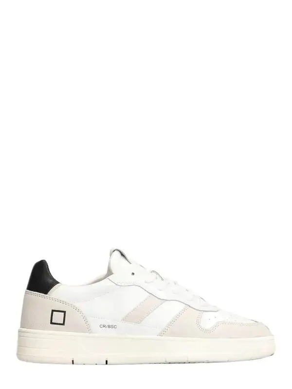 D.a.t.e. Court 2.0 Suede-panelled Perforated Sneakers - White