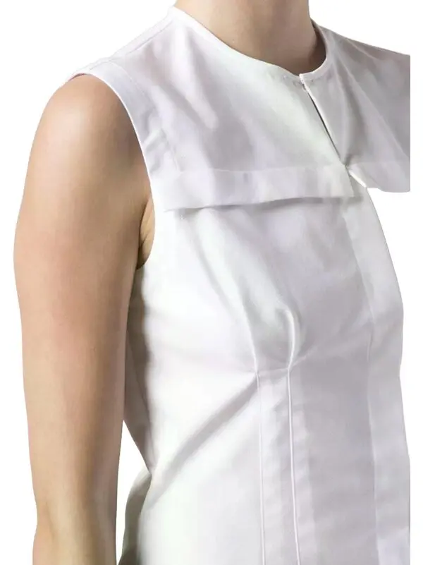 Alexander McQueen Sleeveless Layered Shirt - White