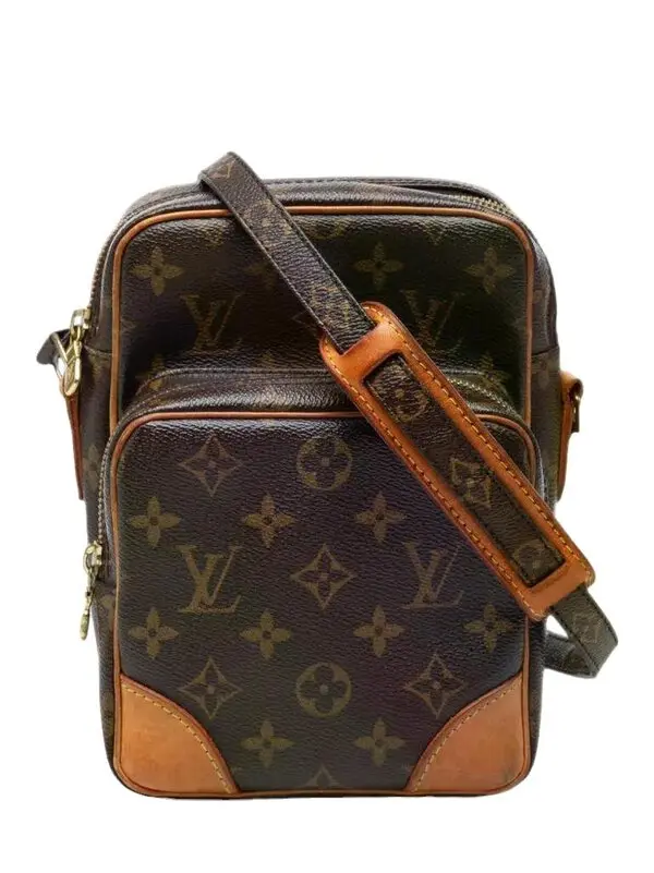 LOUIS VUITTON 2005 Monogram Amazone Crossbody Bag - Brown