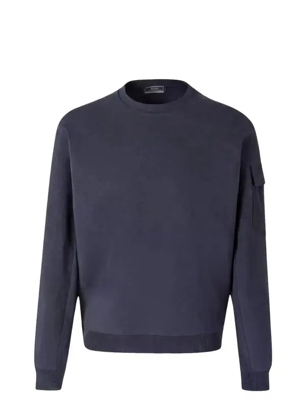 Herno Flap-pocket Sweatshirt - Blue