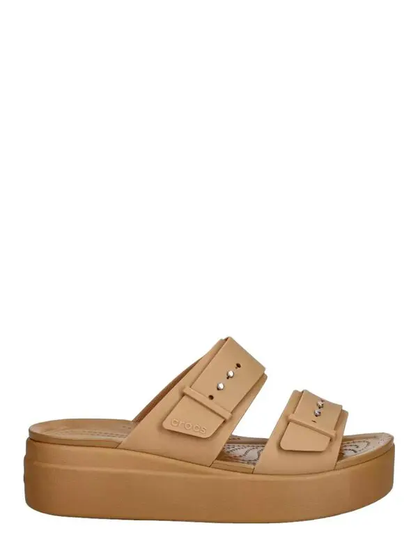 CROCS Brooklyn Platform Slides - Neutrals