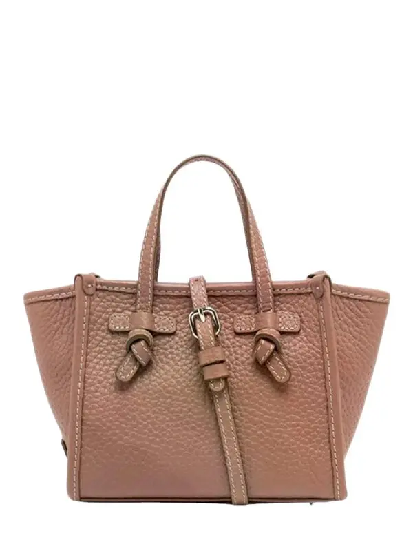 GIANNI CHIARINI Miss Marcella Knotted Small Tote Bag - Pink