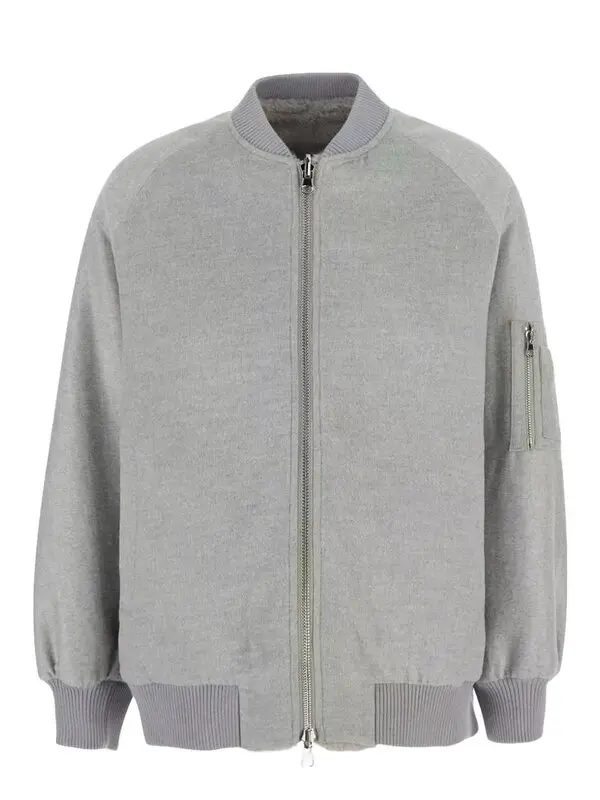 VALENTINI 1972 Reversible Bomber Jacket - Grey