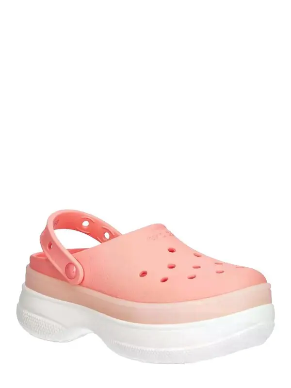 CROCS Classic Frosted Platform Clogs - Pink