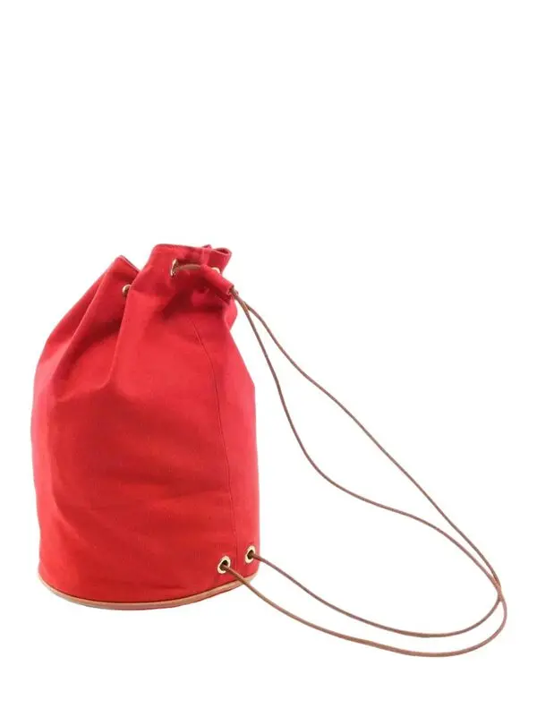 Hermès 2010s Pm Porochon Mimir Pm Bucket Bag - Red