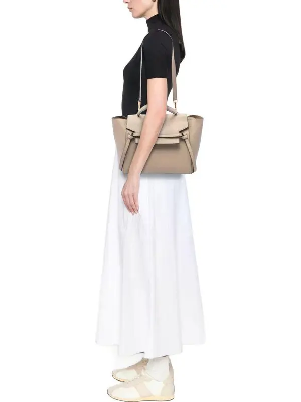 Celine 2015 Mini Leather Belt Satchel - Neutrals