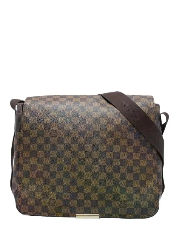 LOUIS VUITTON 2010 Damier Ebene Abbesses Crossbody Bag - Brown