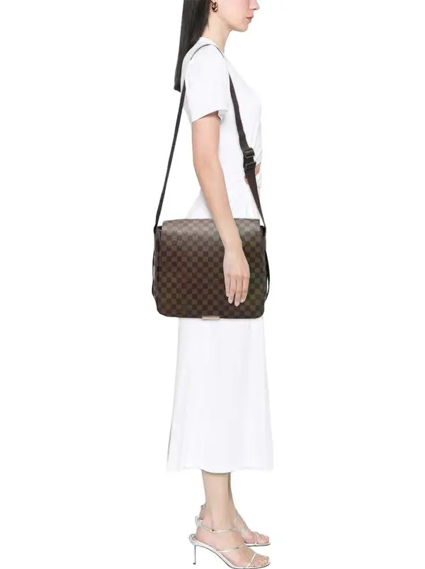 LOUIS VUITTON Damier Ebene Abbesses Crossbody Bag - Brown