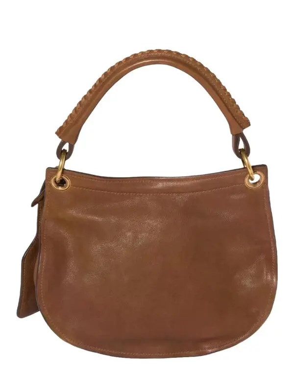Miu Miu Rendez-vous Nappa Leather Bag - Brown
