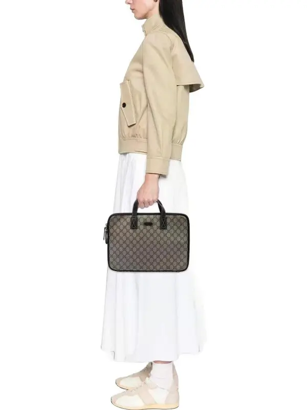 Gucci 2000-2015 Gg Supreme Laptop Bag Business Bag - Neutrals