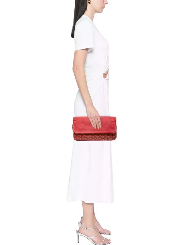 Goyard 2017 Goyardine Sainte Marie Mm Clutch Bag - Red