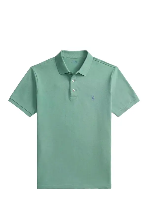 Polo Ralph Lauren Custom Slim Fit Stretch Mesh Polo Shirt - Green