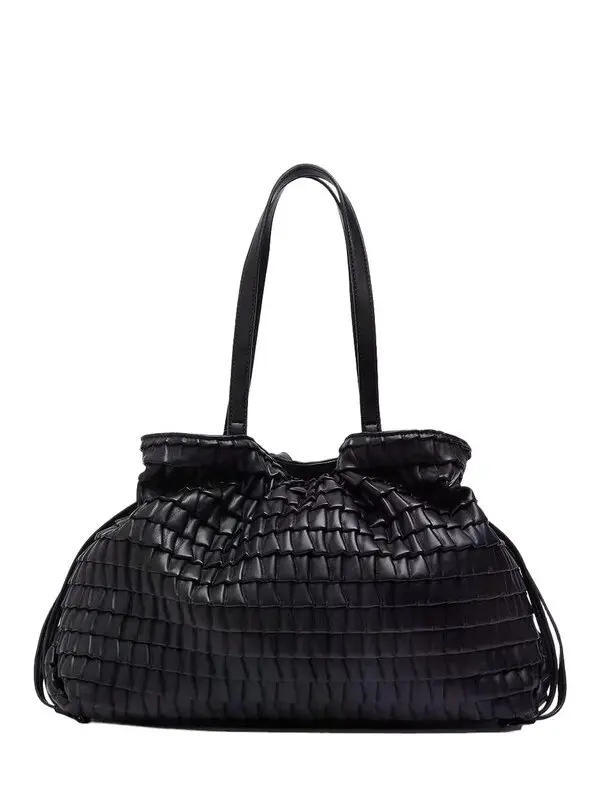 Liu Jo Large Drawstring-detail Tote Bag - Black