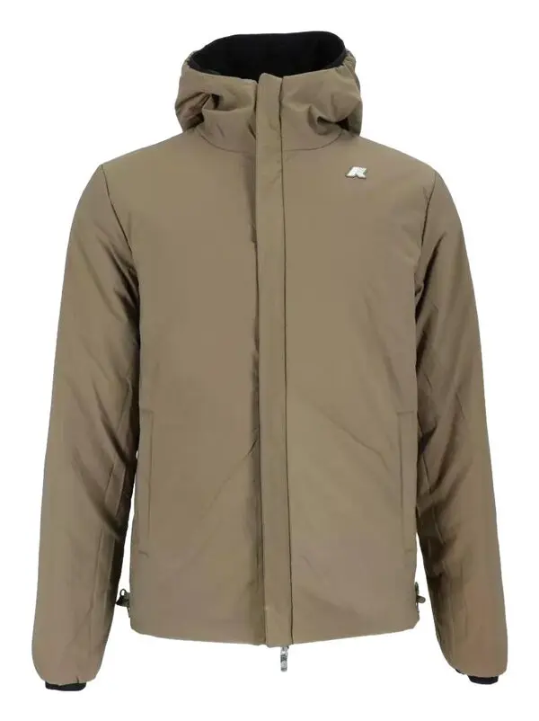 K-WAY Reversible Hooded Jacket - Black