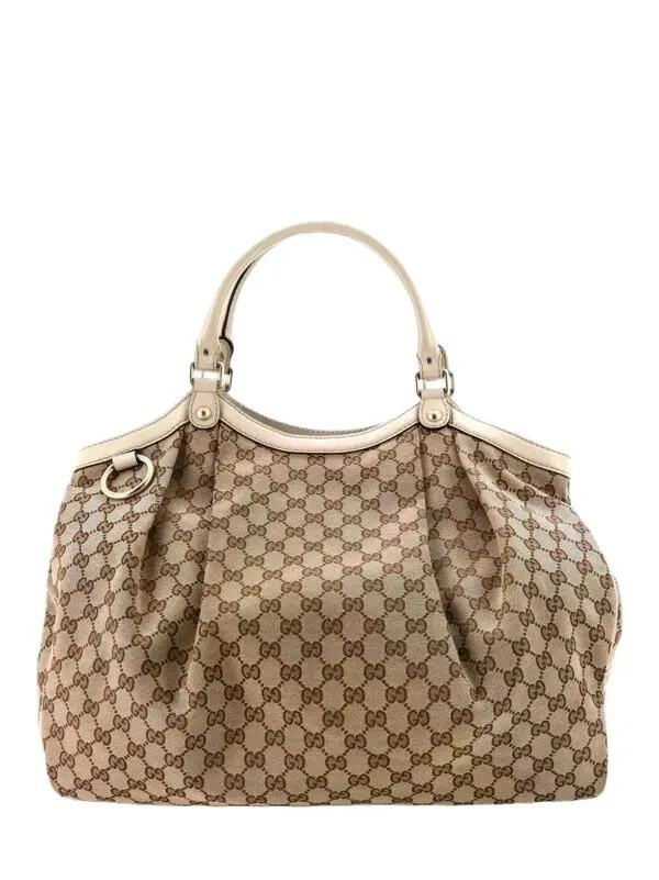 Gucci Sukey Gg Canvas Large Tote Bag - Brown