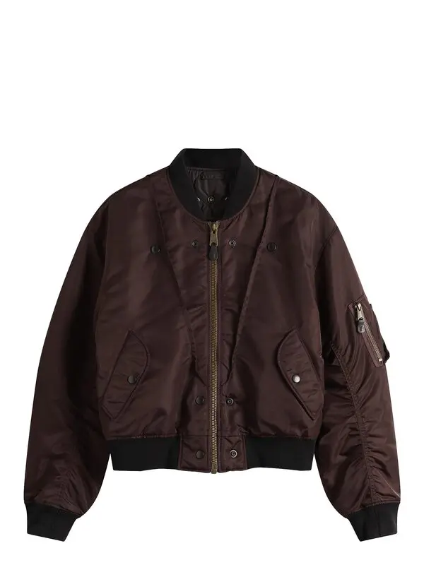 MAISON MARGIELA Reversible Bomber Jacket - Dark Brown