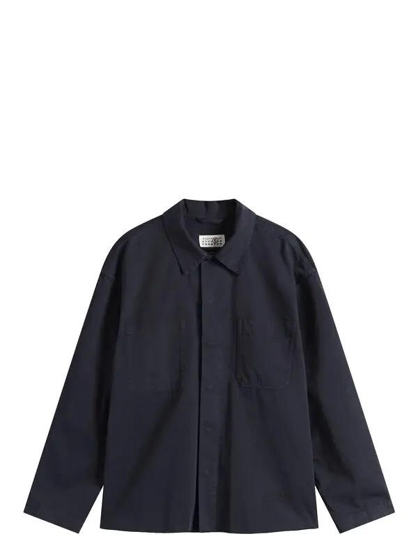 MAISON MARGIELA Cotton Workwear Jacket - Blue