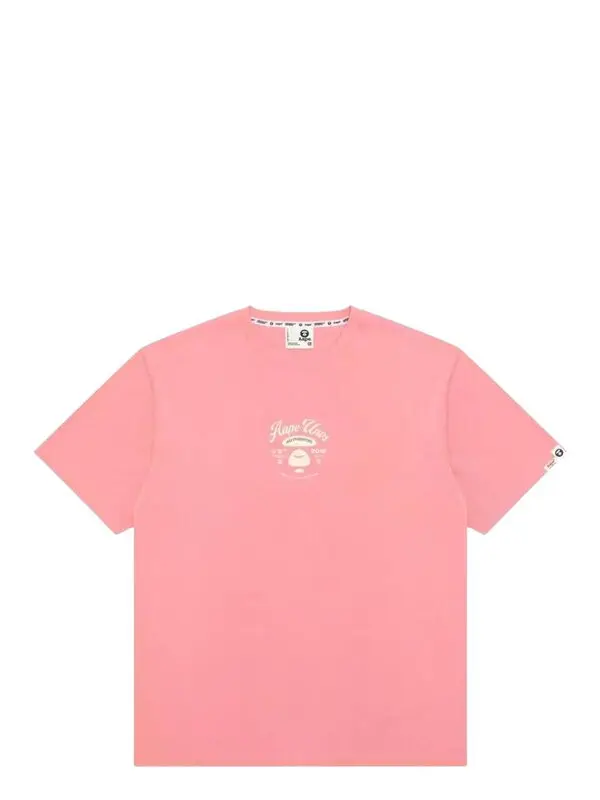 AAPE BY *A BATHING APE Aapeunvs Logo-print Heart-motif T-shirt - Pink