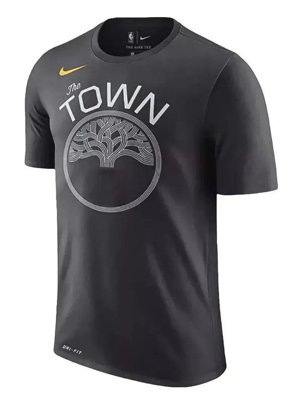 Nike Dri-fit Logo-print T-shirt - Grey