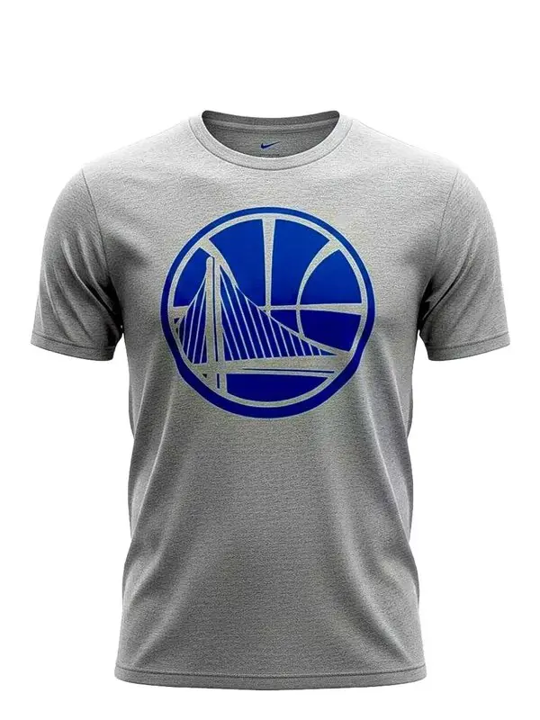 Nike Nba Gsw Triblend Ss T-shirt - Grey