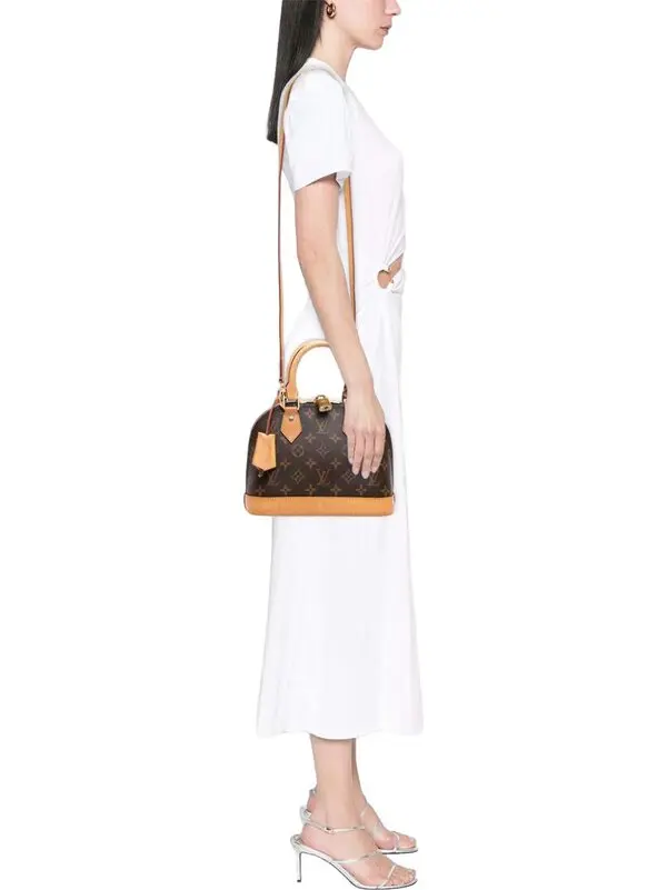LOUIS VUITTON 2021-2026 Monogram Alma Bb Satchel - Brown