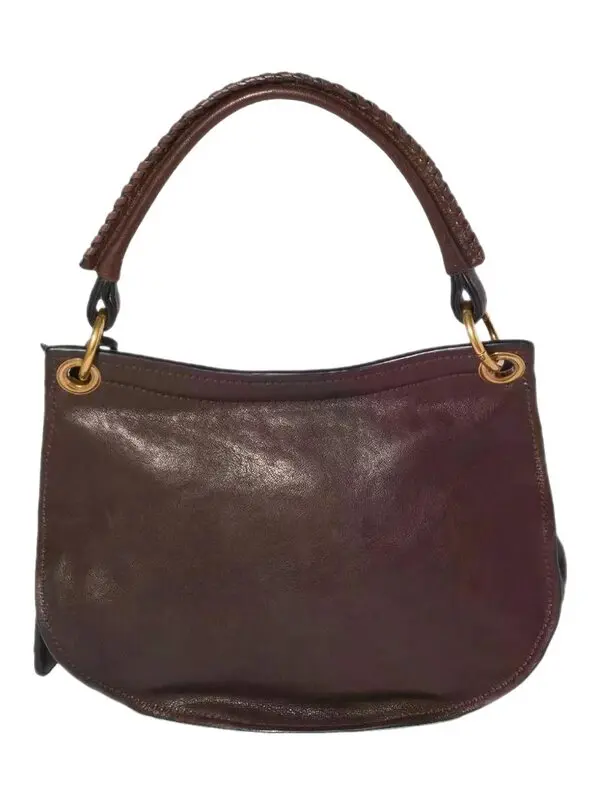 Miu Miu Rendez-vous Nappa Leather Bag - Brown
