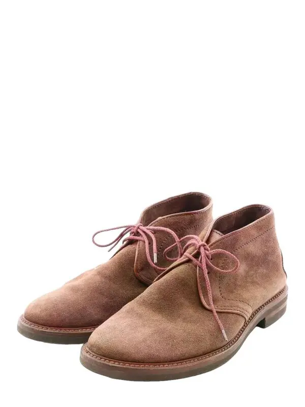 Brunello Cucinelli Suede Lace-up Ankle Boots - Brown