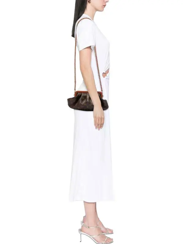 LOUIS VUITTON 2020 Monogram Reverse Boursicot Ew Crossbody Bag - Brown