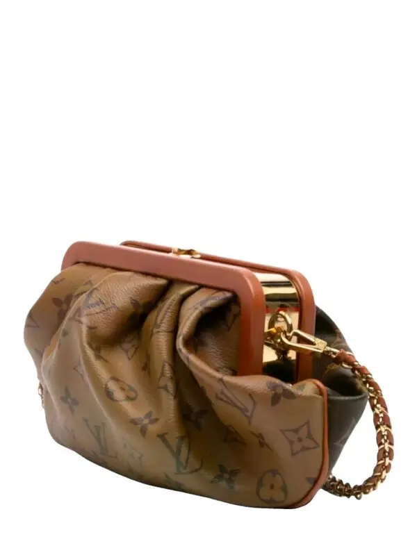 LOUIS VUITTON 2020 Monogram Reverse Boursicot Ew Crossbody Bag - Brown
