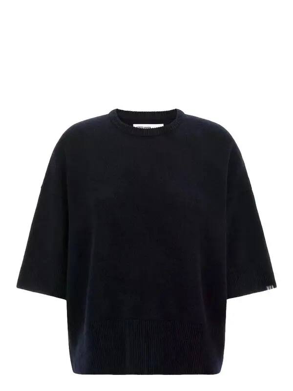 Extreme Cashmere N433 Sassie 3/4-sleeve Sweater - Blue