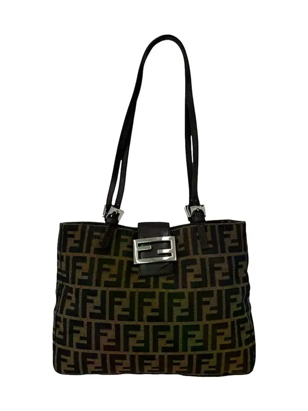 Fendi Zucca Canvas Tote Bag - Brown