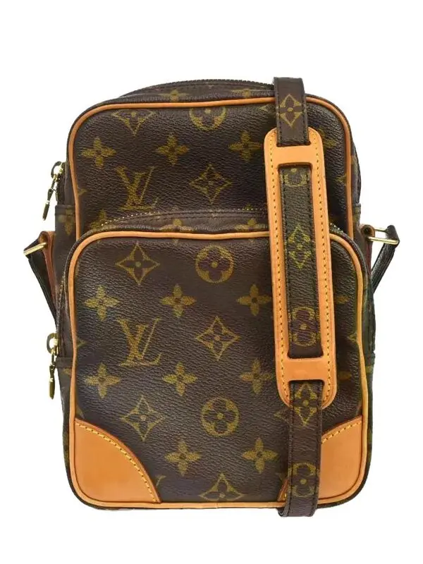 LOUIS VUITTON Monogram Canvas Cross Body Bag - Brown