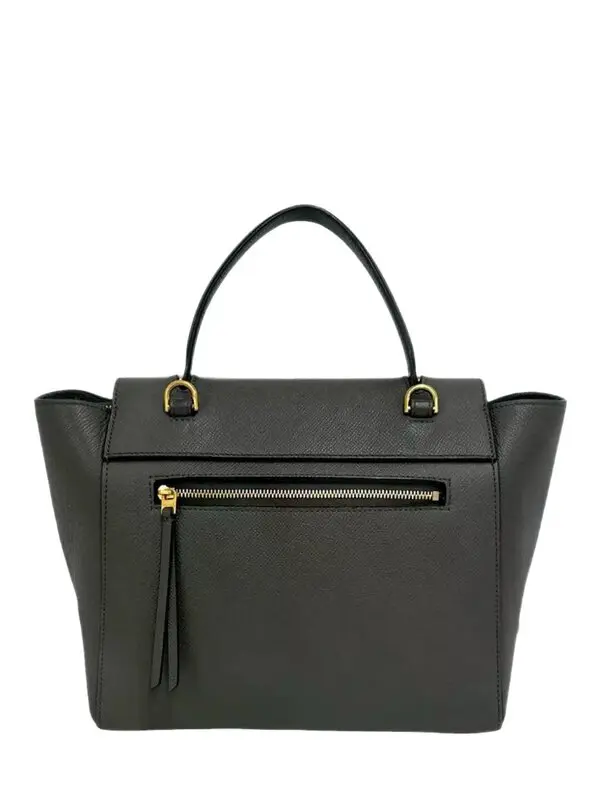 Celine 2019 Micro Grained Calfskin Belt Bag Satchel - Grey