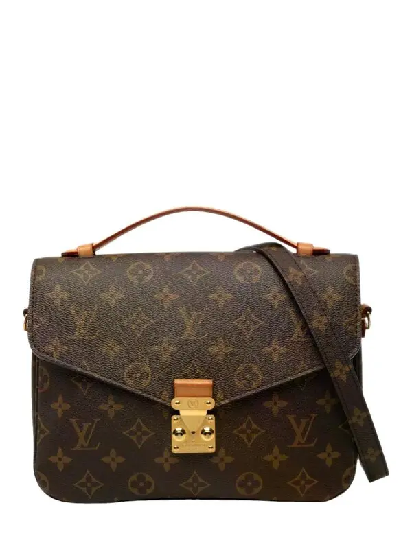 LOUIS VUITTON 2020 Monogram Pochette Metis Satchel - Brown